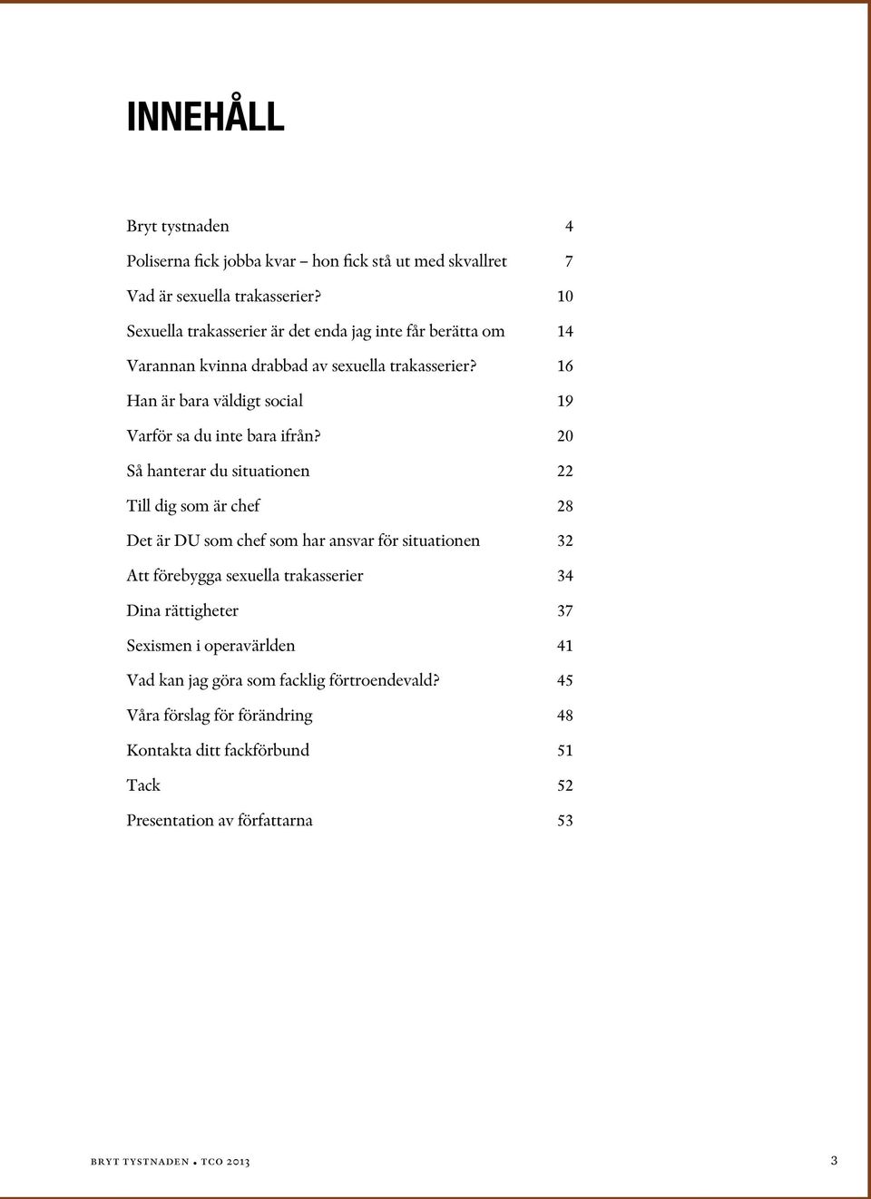 Bryt Tystnaden En Handbok Om Sexuella Trakasserier Pdf Gratis